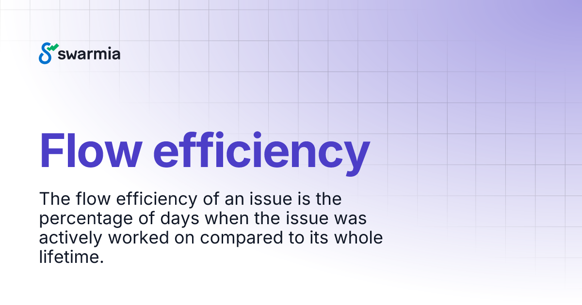 Flow efficiency | Swarmia docs